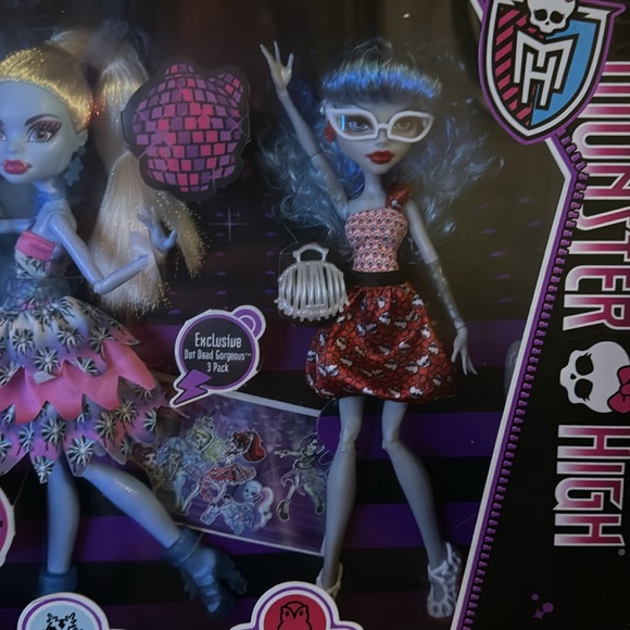 monster high | Toys | Rare Htf Monster High 3 Pack Dot Dead Gorgeous ...